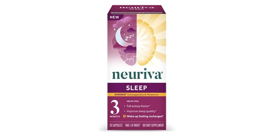 NEURIVA Sleep Aid 30 Capsules (3 Pack)