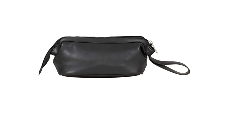 Ben Sherman Leather Toiletry Travel Kit