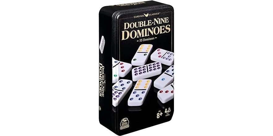 Cardinal Classics Double Nine Dominoes Set