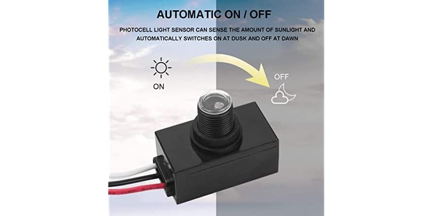 Outdoor Photocell Light Sensor