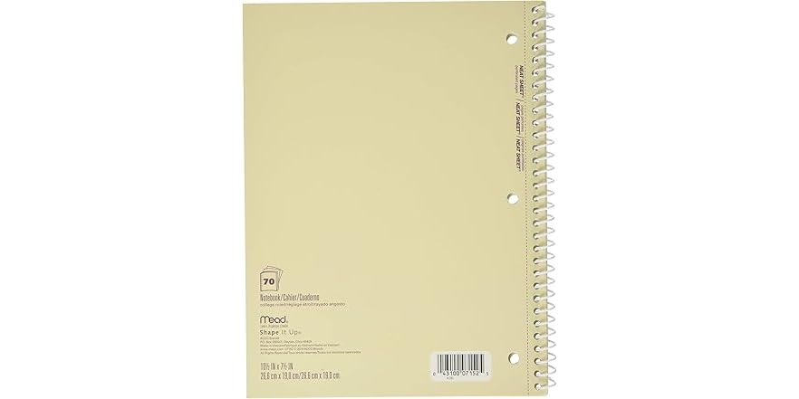 Mead Spiral Notebooks