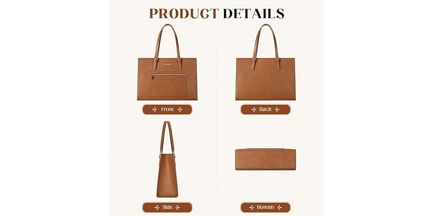 Maelstrom Leather Tote Bag