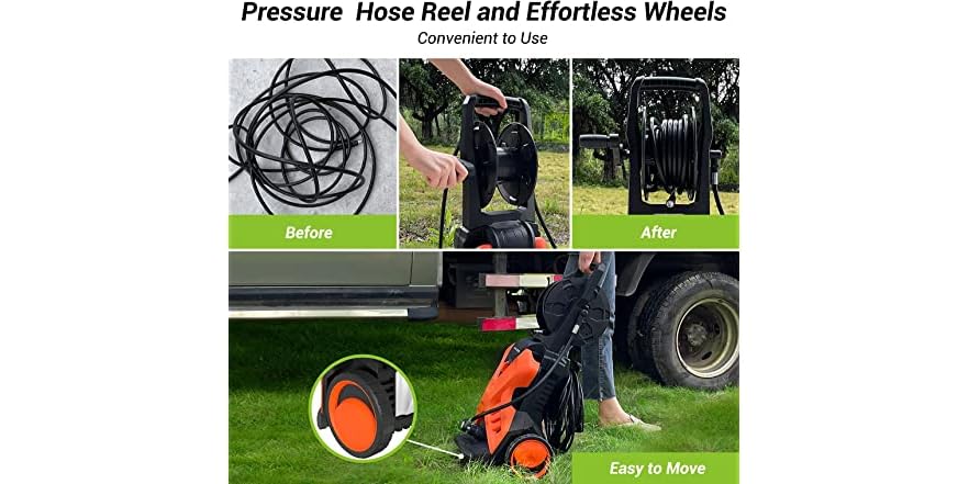 PAXCESS Powerful Pressure Washer, 3000PSI (Open Box)