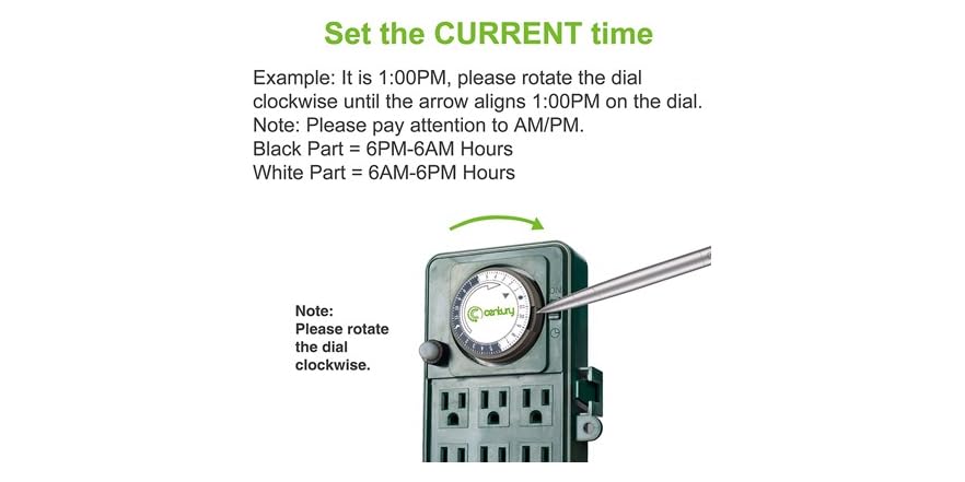 Century Mechanical Outdoor Socket Timer
