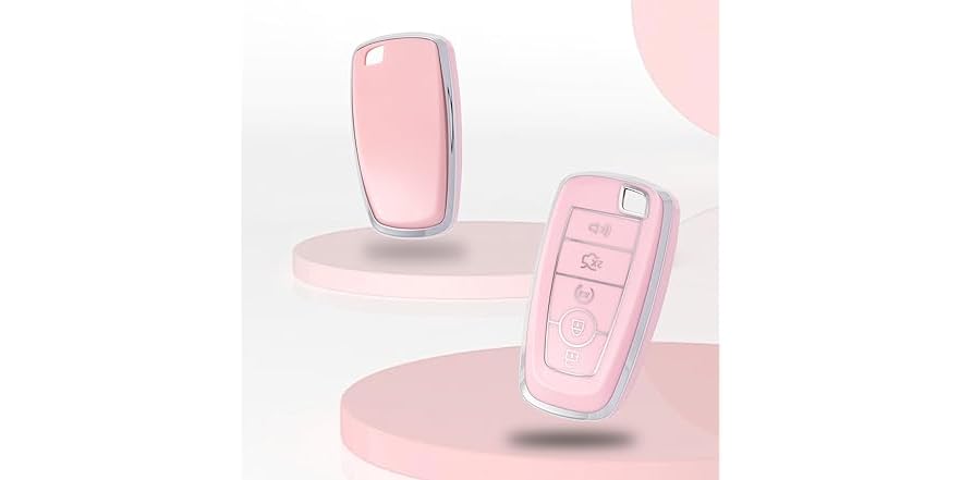 Key Fob Cover Ford Diamond Bling Pink