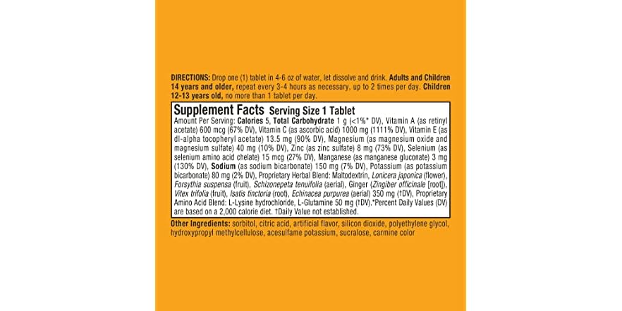 Airborne Very Berry Tablets 10 ct 2 Pack