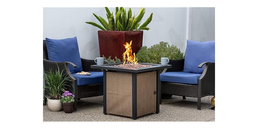 Bond Manufacturing 51846 28in Woodleaf Fire Pit 50,000 BTU