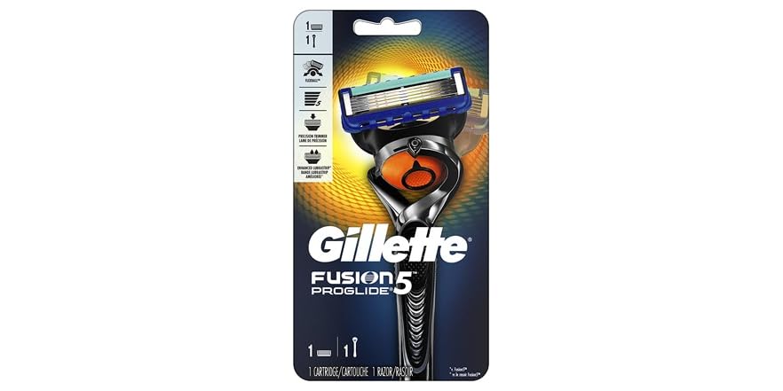 3 Pack Gillette Fusion Proglide Manual Men's Razor With Flexball Handle ...