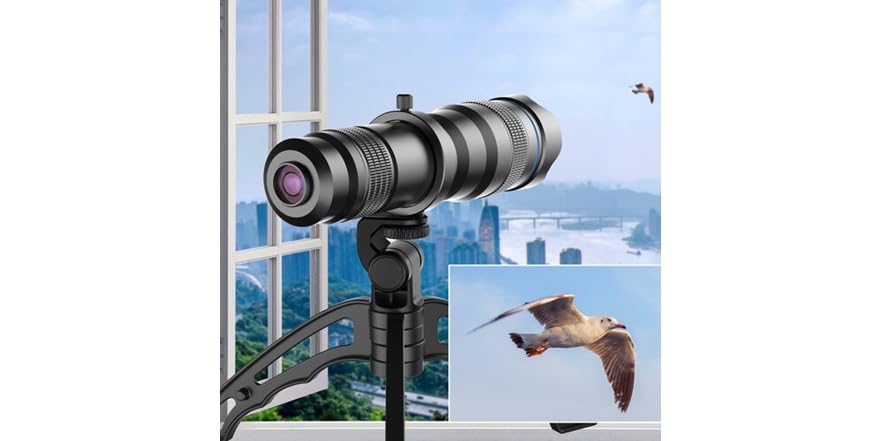Apexel 36x Telephoto Zoom Lens w/ Tripod