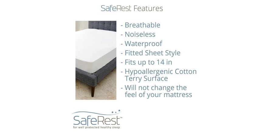 SafeRest Waterproof Mattress Protector