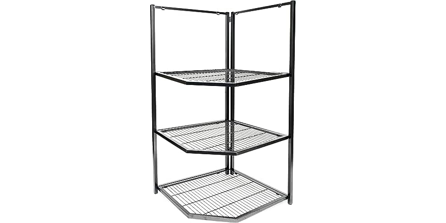 Origami R5C-PEWTER Corner Shelf Rack Pewter Refurb