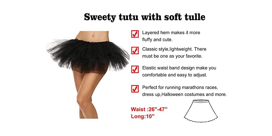 Simplicity 5 Layered Tulle Tutu Skirt