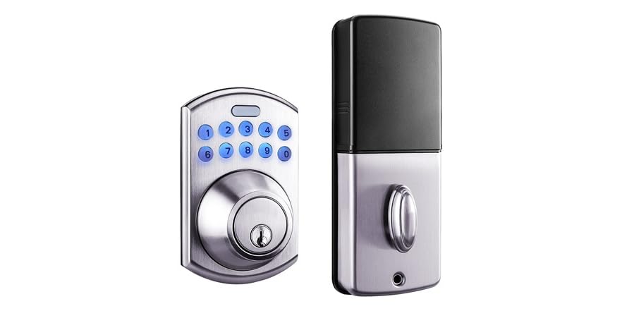 725 EKeypad Deadbolt Lock w 1-Touch Lock