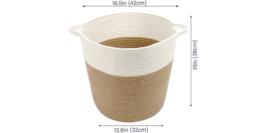 Casaphoria Natural Woven Cotton Rope Sto
