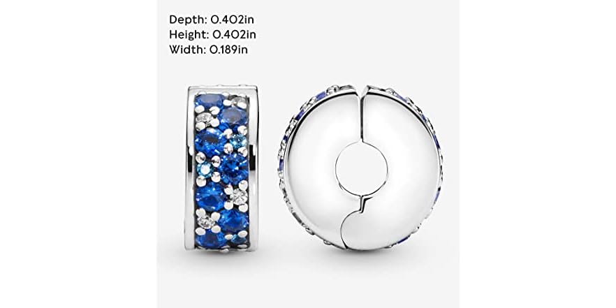 PANDORA Mosaic Shining Clip Charm