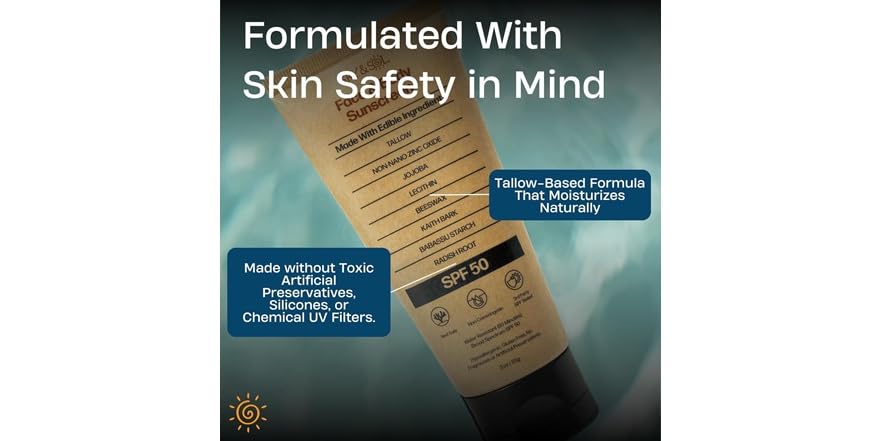 Sky and Sol Face & Body Sunscreen SPF 50