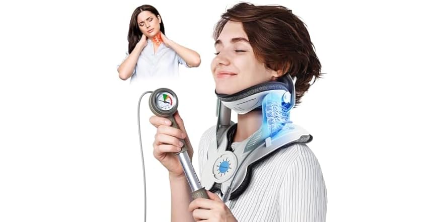 Cervical Traction Device with Air Collar
