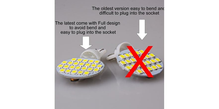 GRB Super Bright LED Light Bulb, 20-Pack