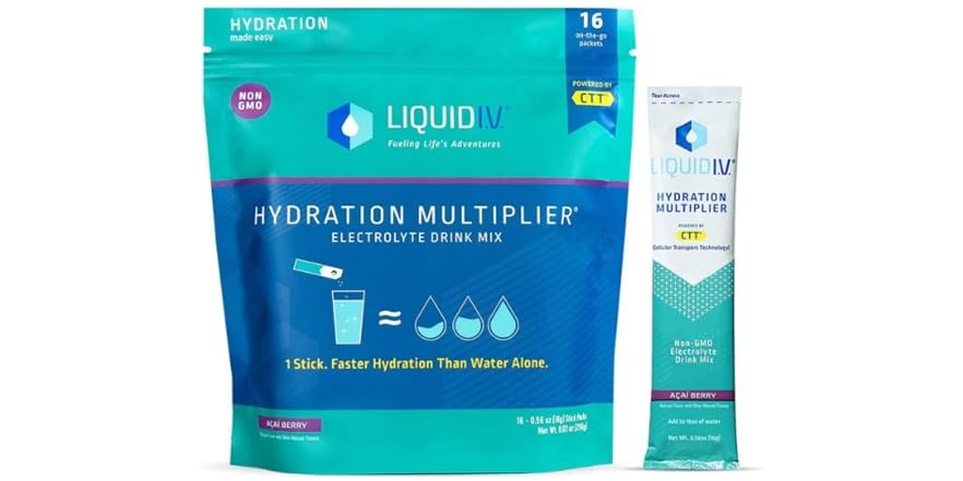 (16 Packets) Liquid I.V. Hydration Multiplier