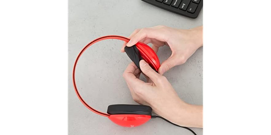 Egghead Heavy-Duty Kids' Headphones (Pack of 10)