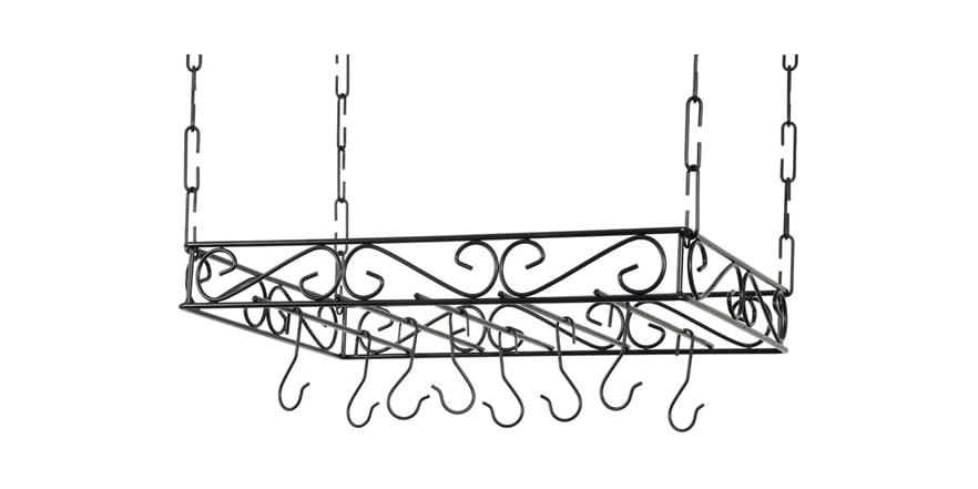 Rectangular Ceiling Mounted Pot Rack