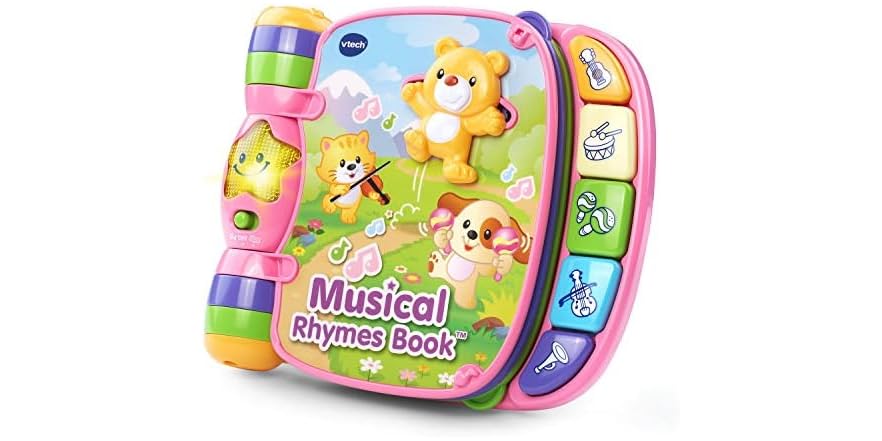 VTech Musical Rhymes Book, Pink