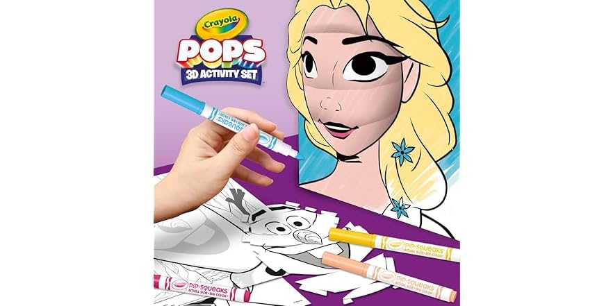 Crayola POPS 3D Frozen Activity Set