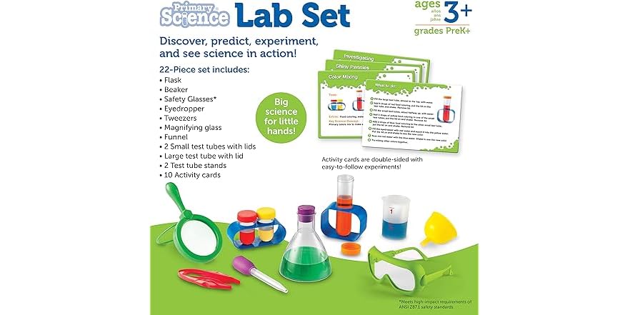 Learning Resources Primary Science Lab Set