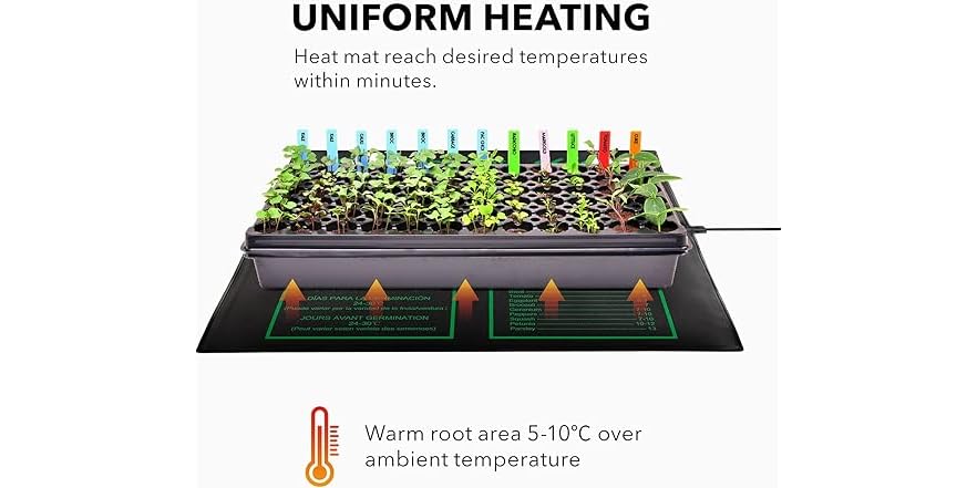 BN-LINK Seedling Hydroponic Heating Pad 20" x 20.75"