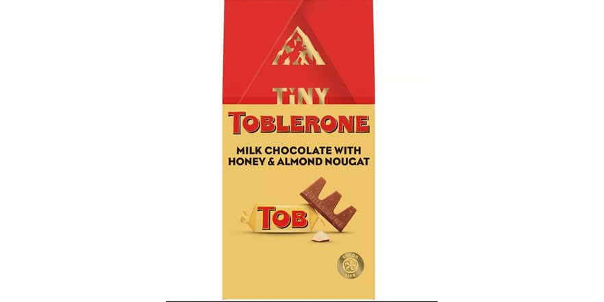 (4 Pack) Toblerone Tiny Milk Chocolate Candy - 5.07oz