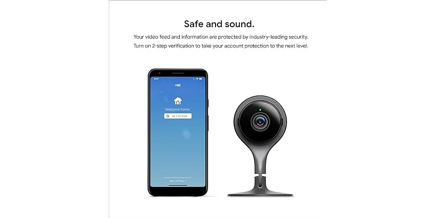 Google Nest Cam Indoor - 1st Generation - Wired Indoor Camera - Control ...