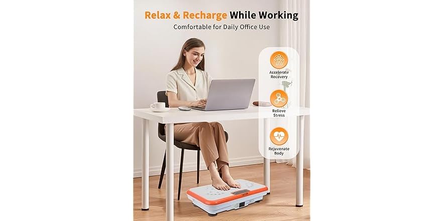 ROTAI Vibration Plate Exercise Machine, Vibration Plate for (Open Box)