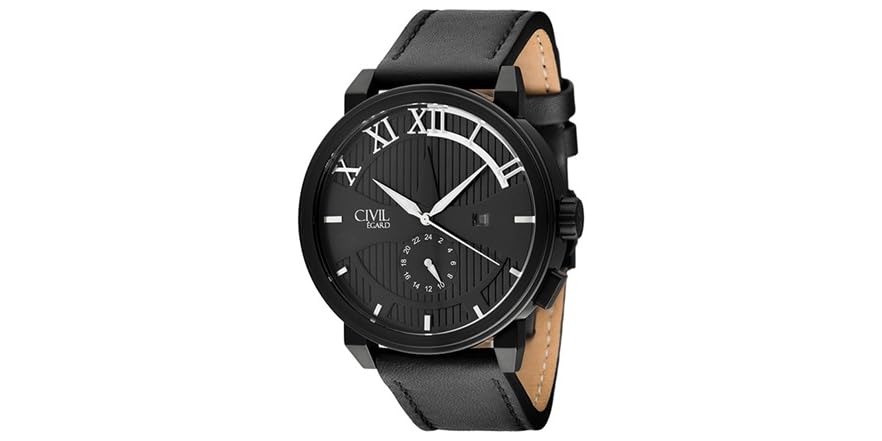 Egard Civil Shade Watch - Quartz Black