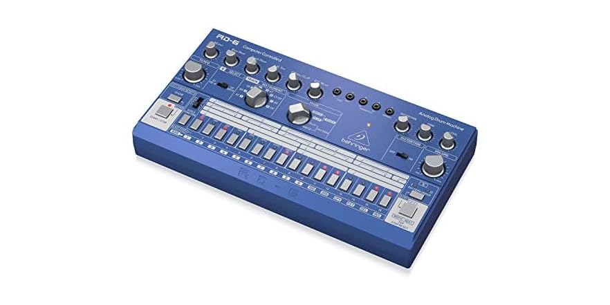 Behringer RD-6-BU Analog Drum Machine - Blue