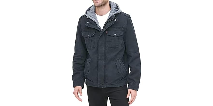 Levi's Men's Washed Cotton Military Jack