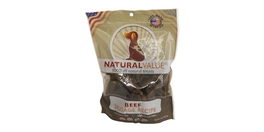 Natural Value Beef Sausage Dog Treats