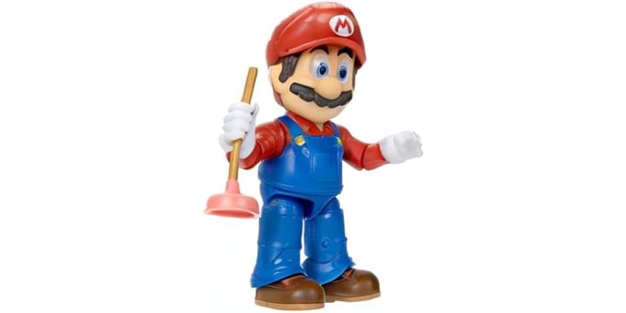 Mario Figure with Plunger Accessory