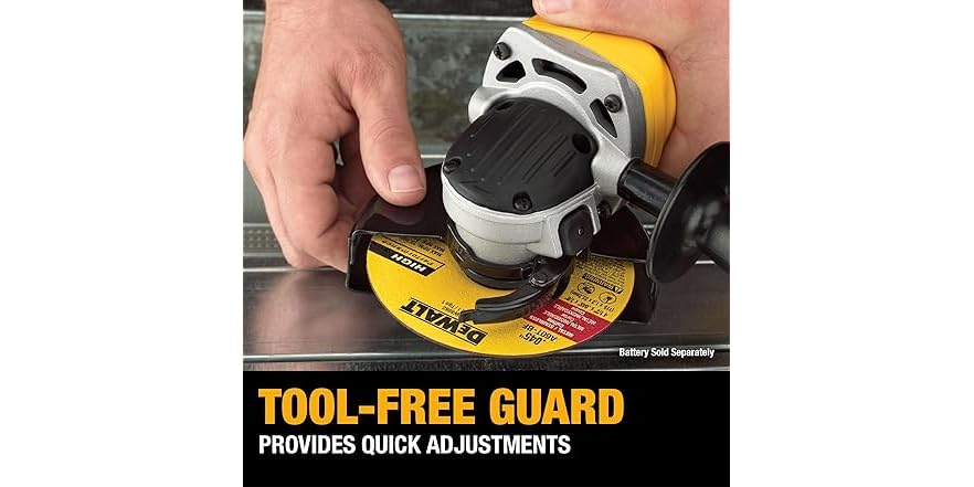 DEWALT DCG412B 20V MAX 4-1/2in Angle Grinder