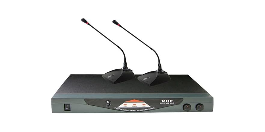 Dual Table Top VHF Wireless Mic System