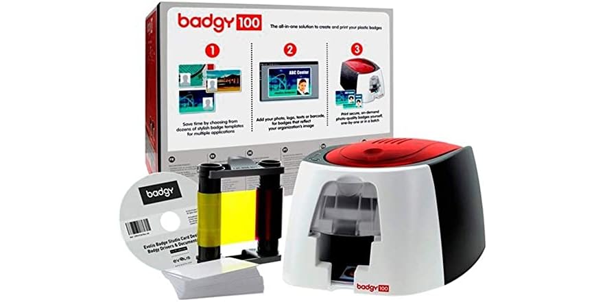 Evolis Badgy100 Plastic ID Card Solution