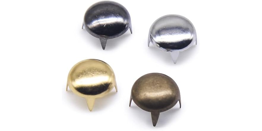 U/R 4 Color Mixed Round Dome Studs Assorted