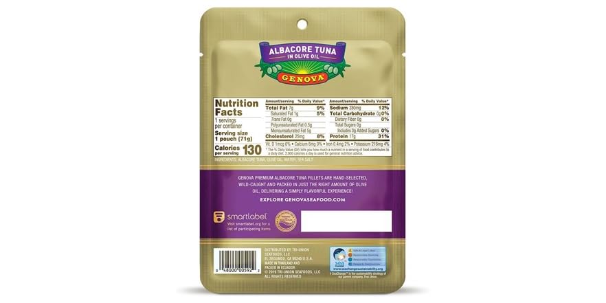 Genova Albacore Tuna Pouches 24-Pack
