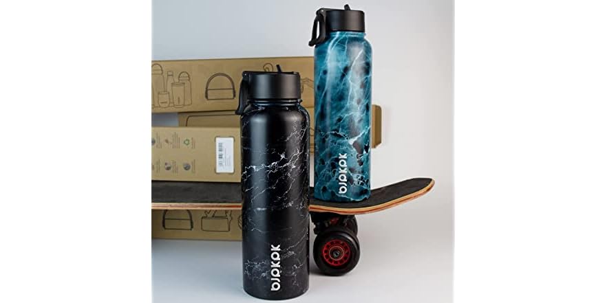 BJPKPK Insulated Water Bottles SS 40oz