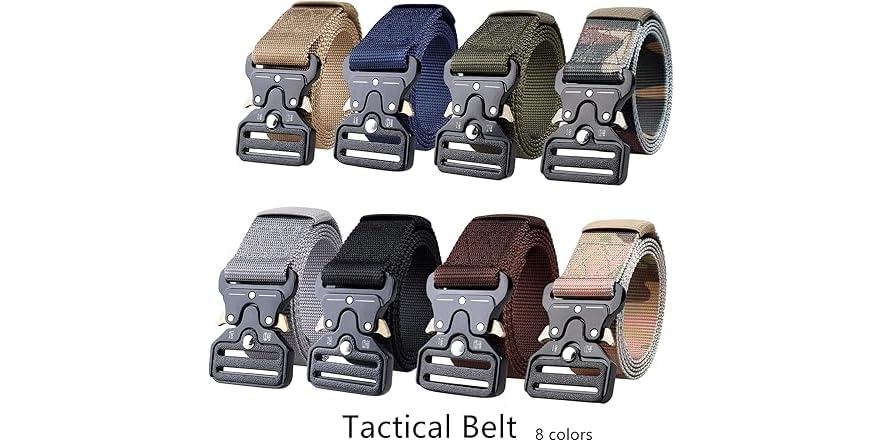 Generic Mens Tactical Belt, Military Hiking