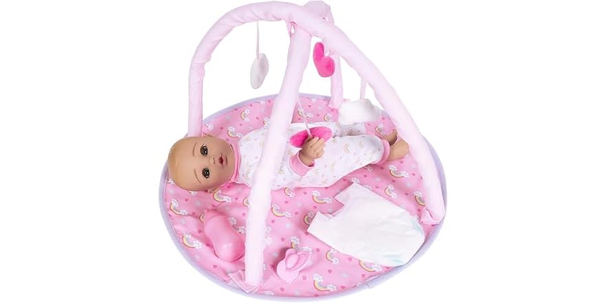 ADORA Over The Rainbow Baby Doll & Play Mat