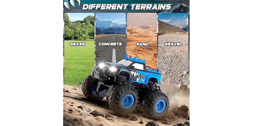 All Terrain Remote Control Monster Tuck