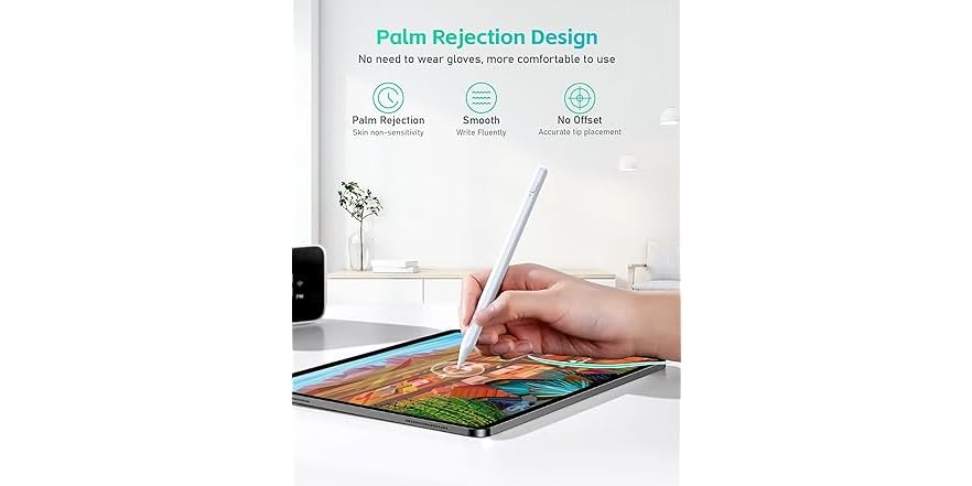 Stylus Pen for iPad with Palm Rejection