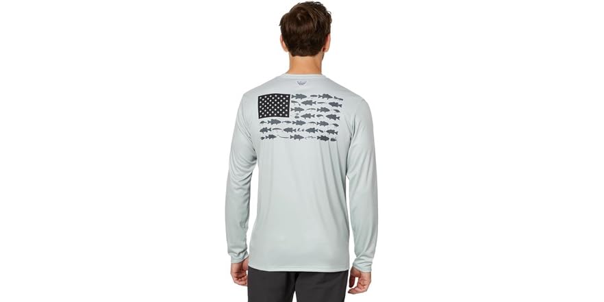 Columbia Men's Tackle PFG Fish Flag