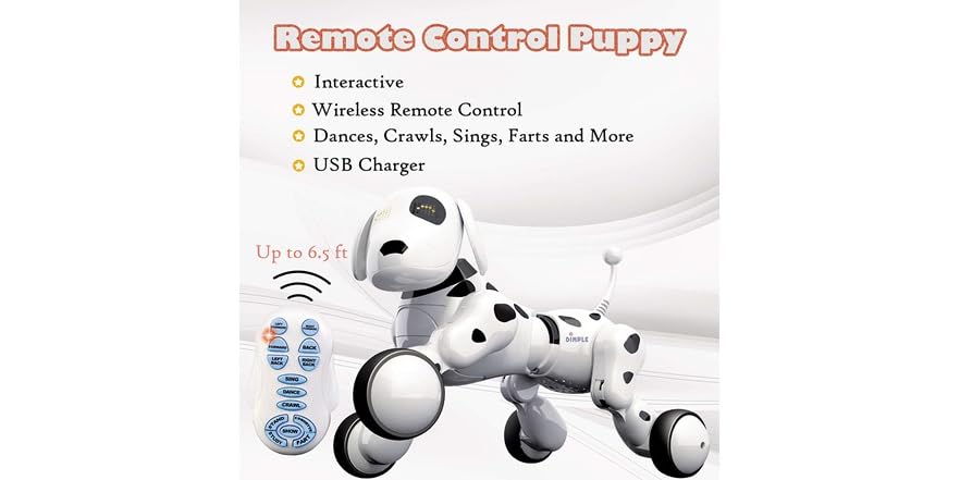 Dimple Wireless RC Robot Puppy