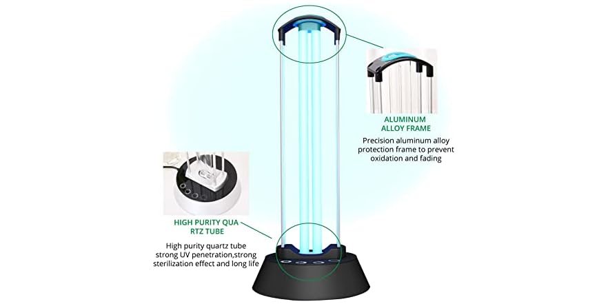 Smart Ultraviolet Germicidal UV Lamp